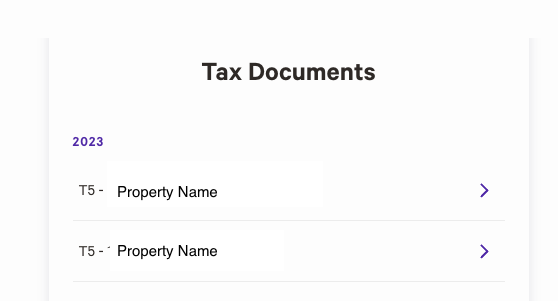 When can I expect my tax documents and how do I access them?